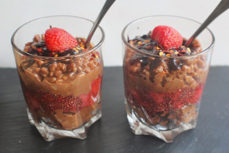 Chilli Chocolate & Zesty Strawberry Jam Rice Pudding – Indulging ...