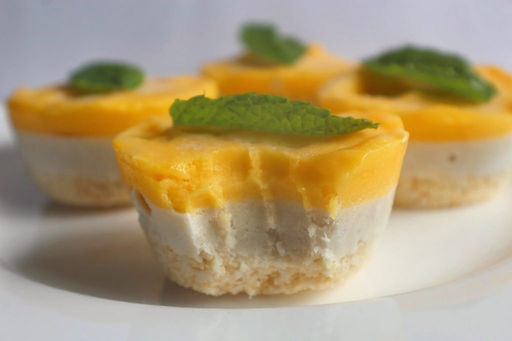 Vegan Mango, Lime & Coconut Cheesecakes – Indulging Innocently Recipes ...
