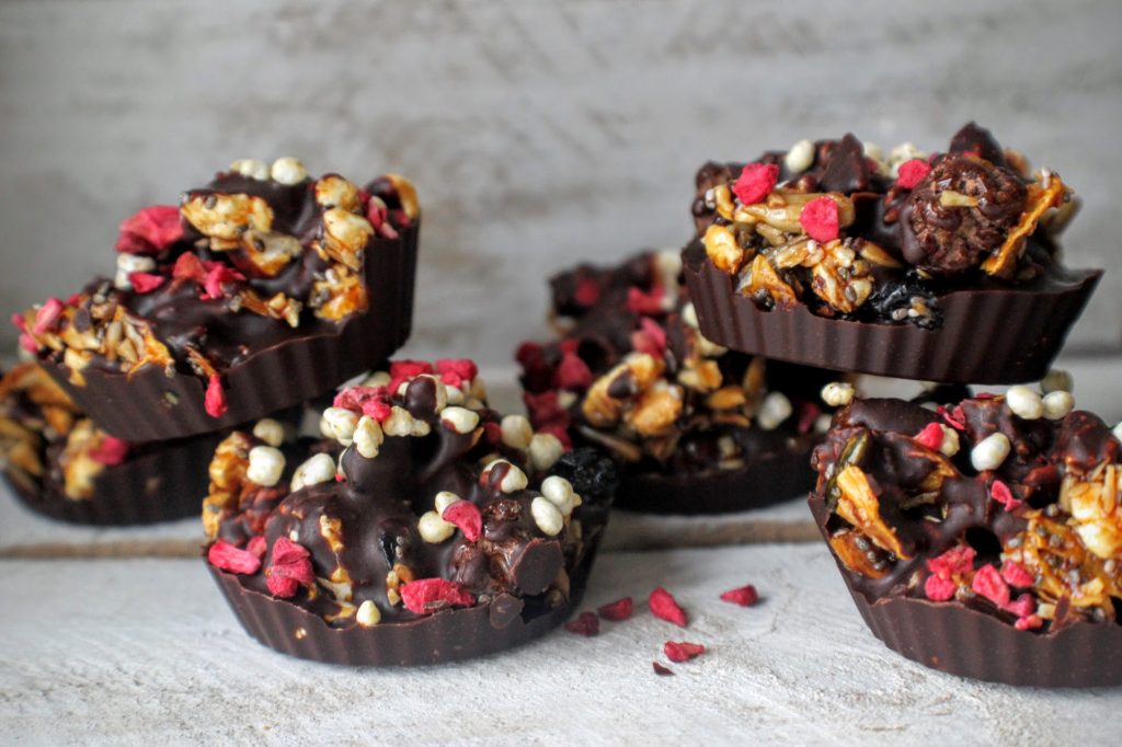 Raw Rocky Road Bites – Indulging Innocently Recipes by @SpamellaB