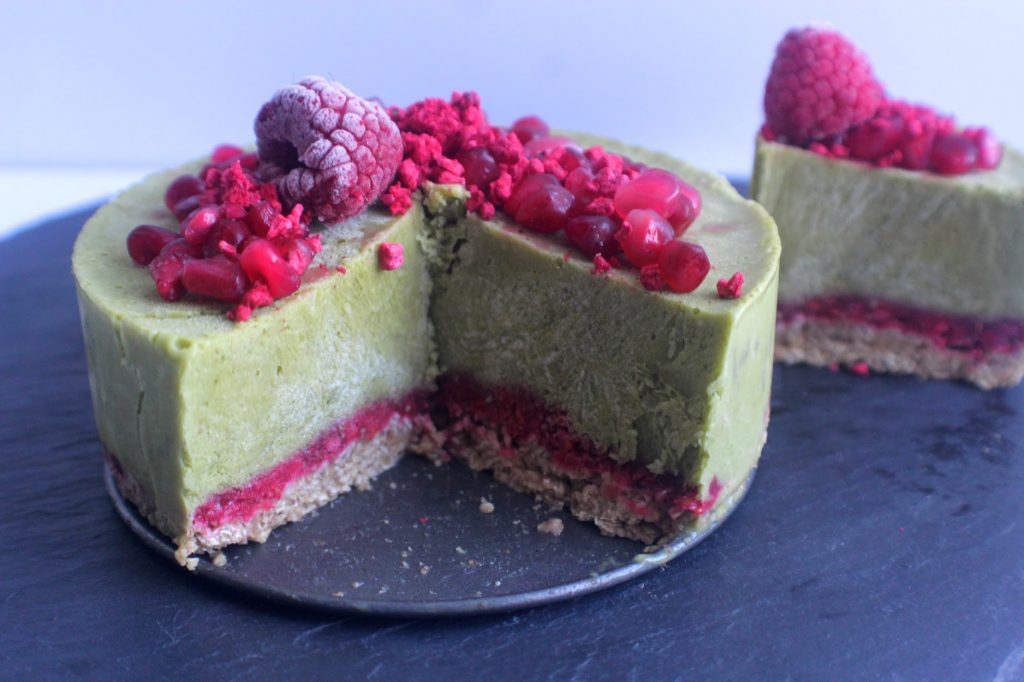 Raw Matcha & Raspberry Cheesecake – Indulging Innocently Recipes by ...