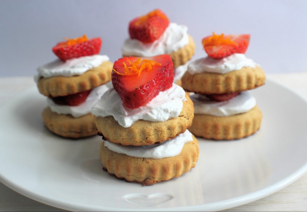 Strawberry & Orange Shortcake Stacks – Indulging Innocently Recipes by ...