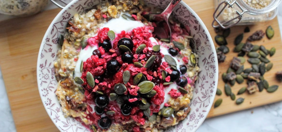 Fruity Bircher Breakfast Bowl – SpamellaB’s Health Food Blog