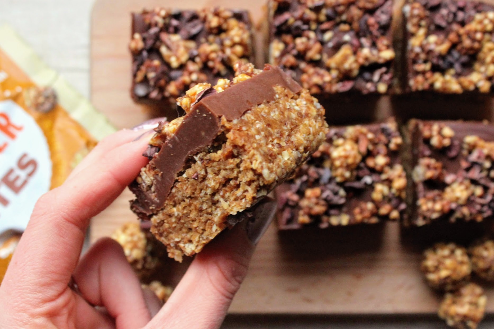 Salted Caramel, Peanut Butter & Chocolate Bites – Indulging Innocently ...