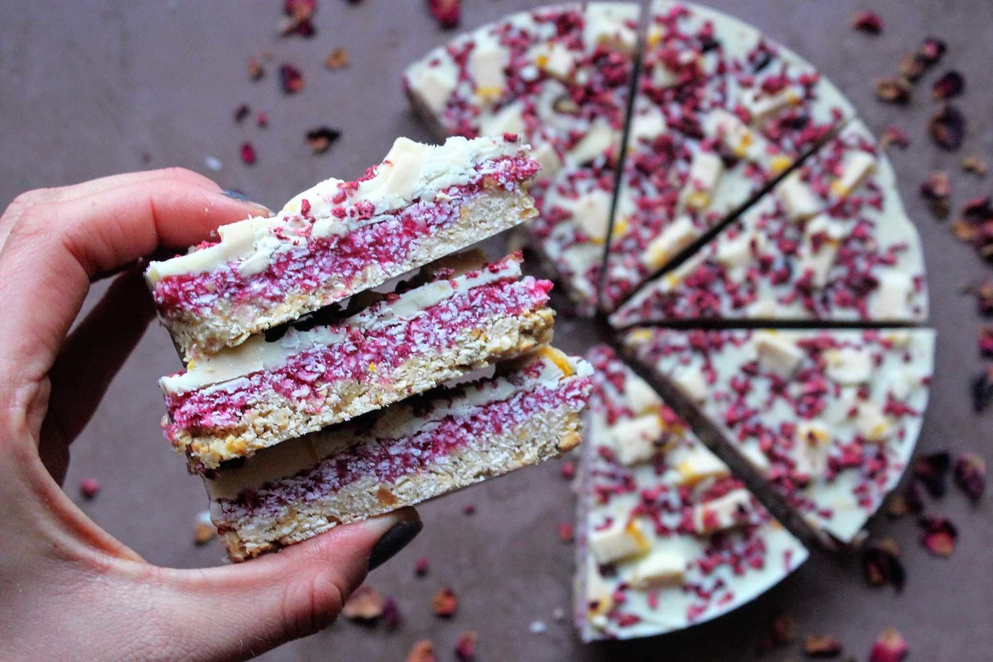 Lemon, Raspberry & Coconut White Chocolate Slice – Indulging Innocently ...