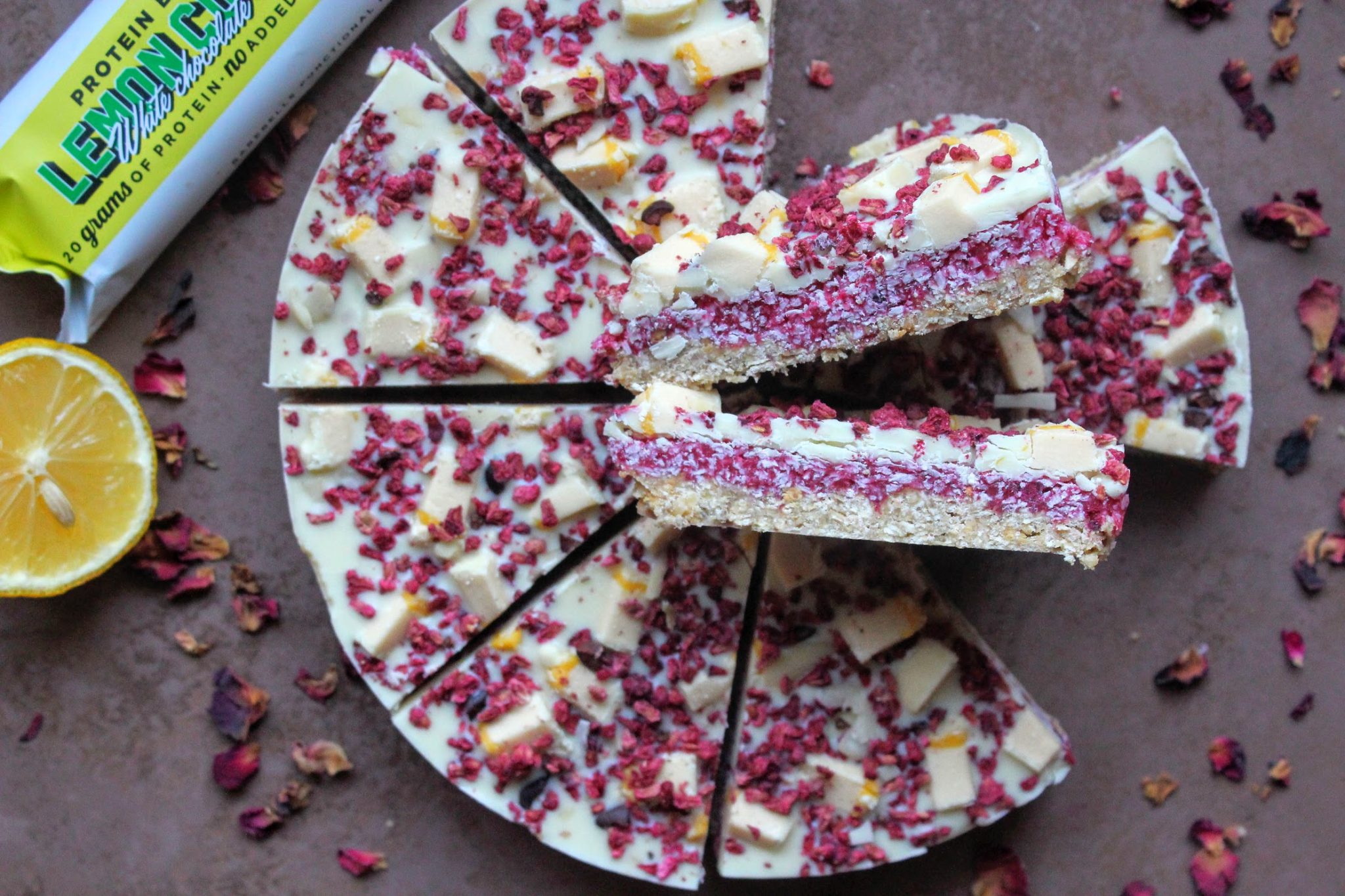 Lemon, Raspberry & Coconut White Chocolate Slice – Indulging Innocently ...