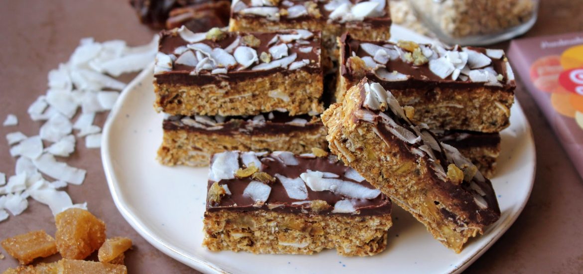 Tropical Date & Ginger Bars – SpamellaB's Health Food Blog