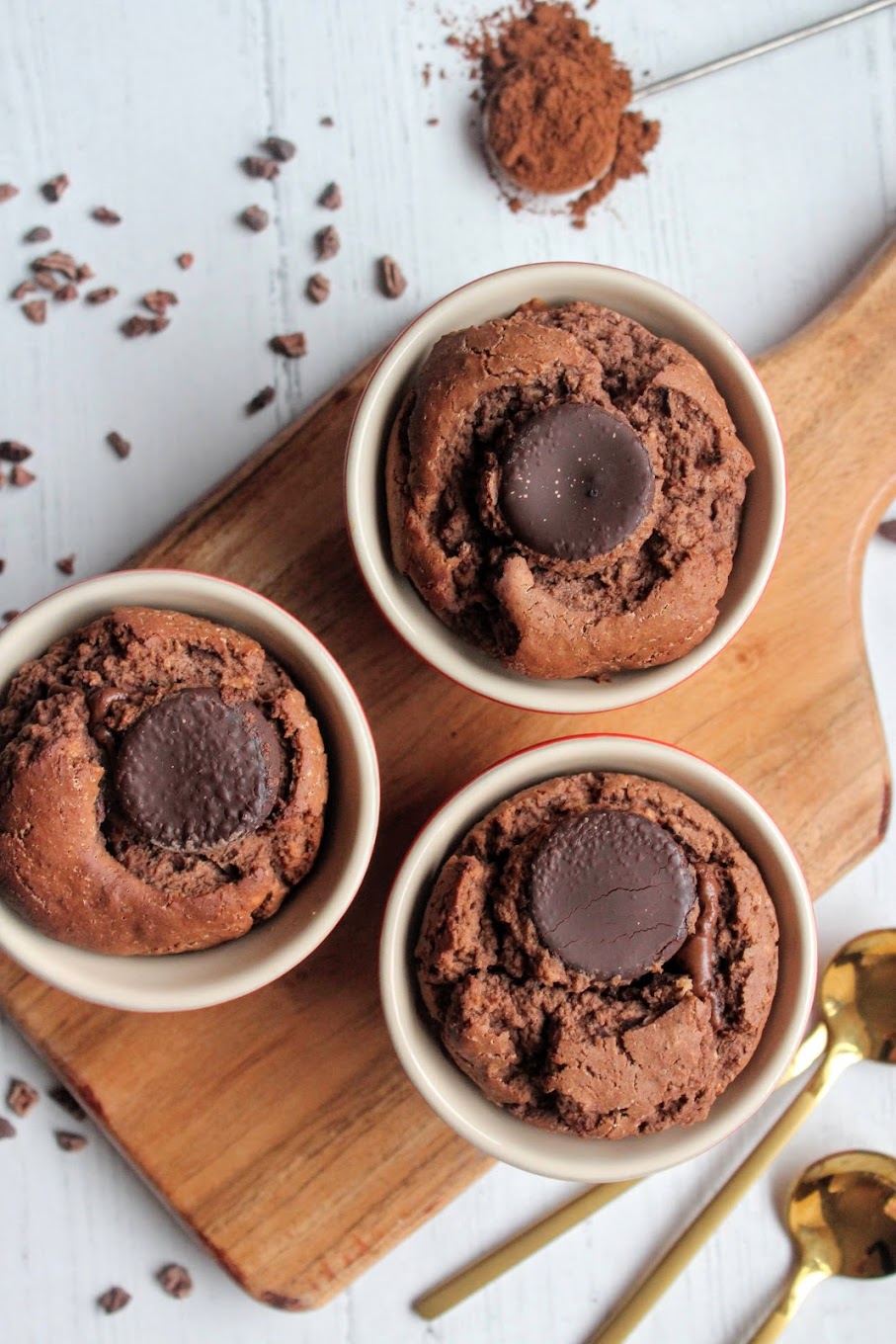 Triple Chocolate Pudding Pots – Indulging Innocently Recipes by @SpamellaB