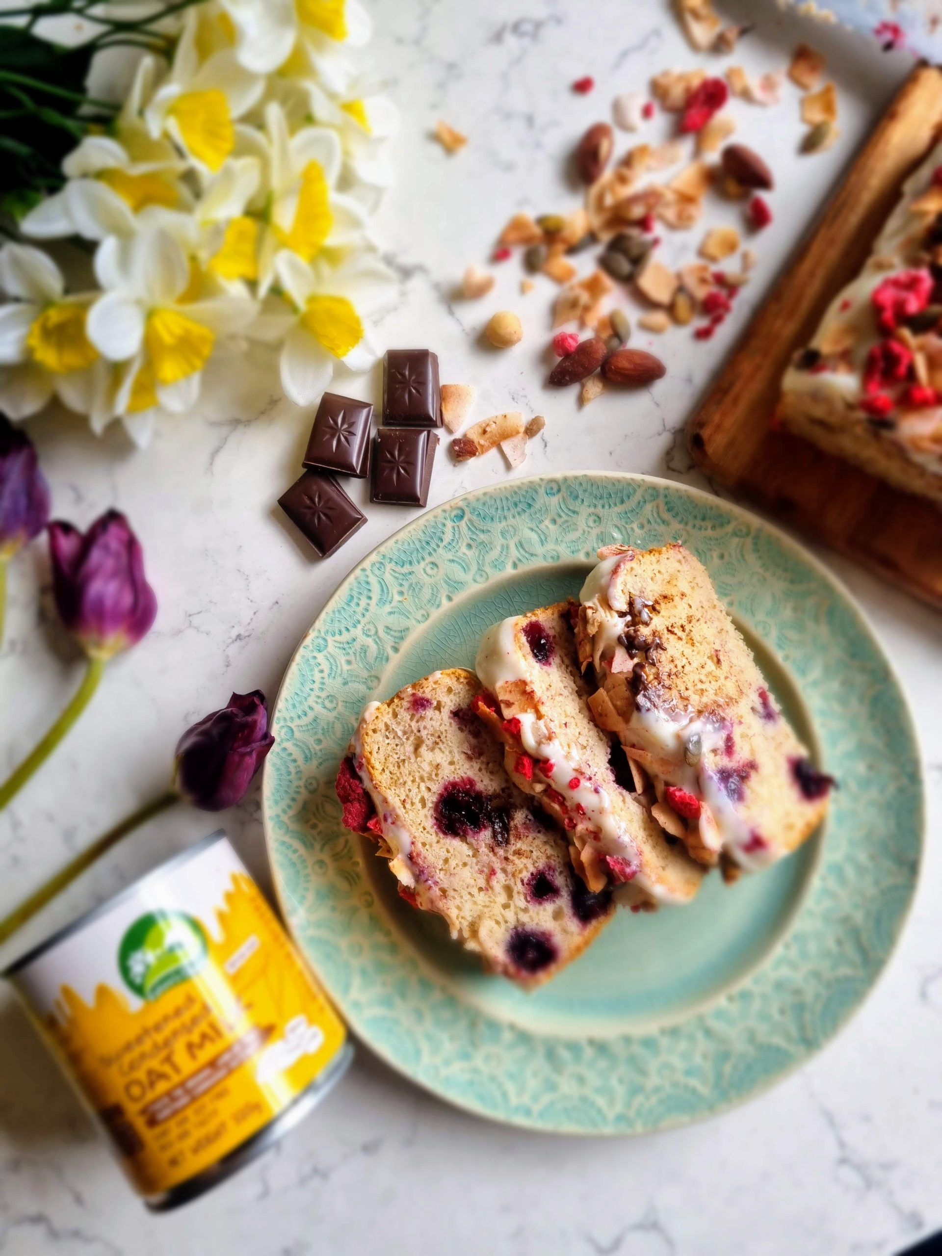 BERRY CHOCOLATE CHUNK BANANA LOAF – Indulging Innocently Recipes by ...