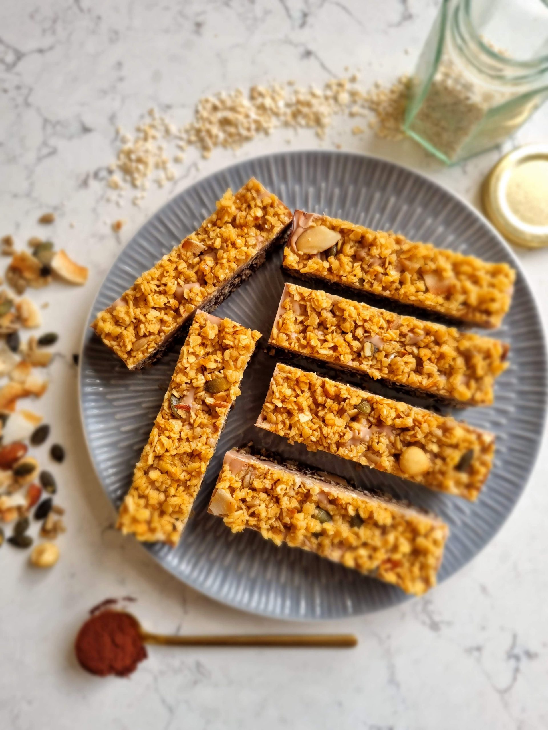 LAYERED CHOCOLATE FLAPJACK BARS – Indulging Innocently Recipes by ...