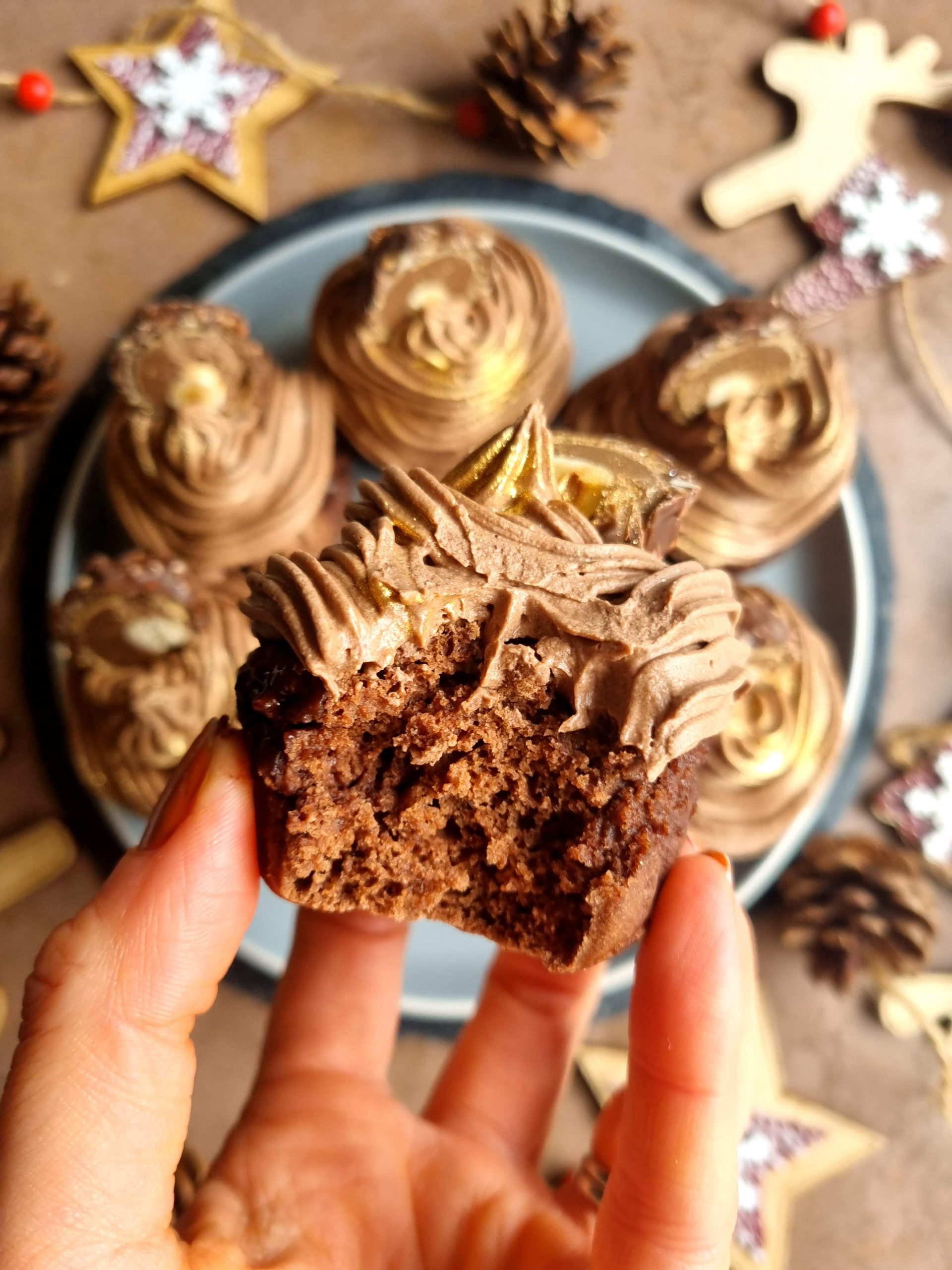 DOUBLE CHOCOLATE FERRERO ROCHER CUPCAKES – Indulging Innocently Recipes ...